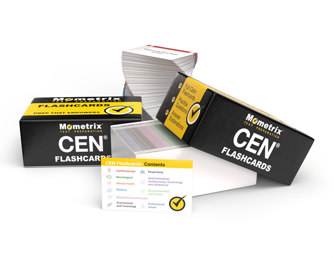 CEN Flashcards [with CEN Practice Questions]