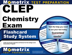 CLEP Chemistry Flashcards [with CLEP Chemistry Practice Questions]