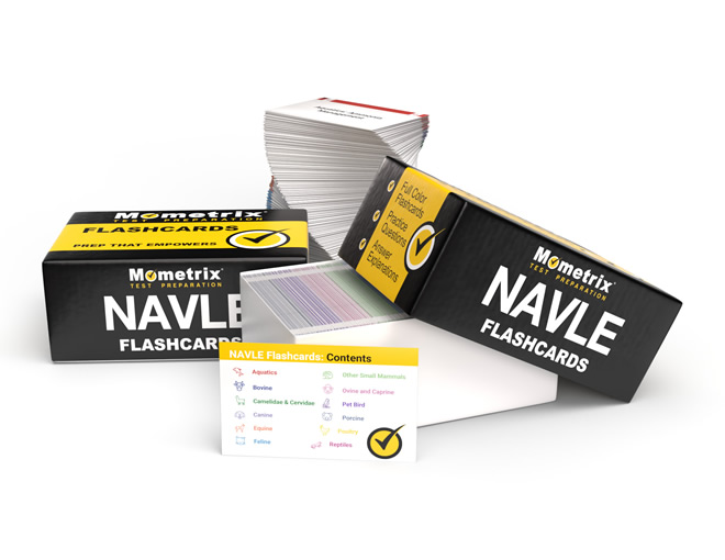 NAVLE Flashcards [with NAVLE Practice Questions]